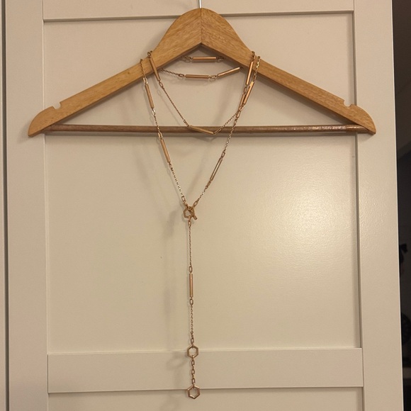 henri bendel | Jewelry | Henri Bendel Layered Adjustable Rose Gold ...